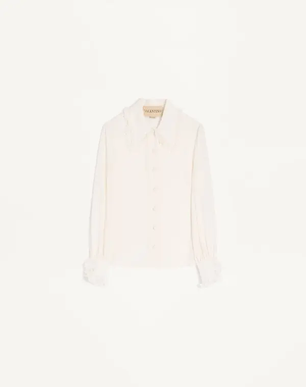 Valentino Garavani Crepe De Chine Shirt - Ivory
