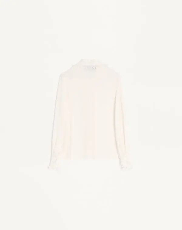 Valentino Garavani Crepe De Chine Shirt - Ivory