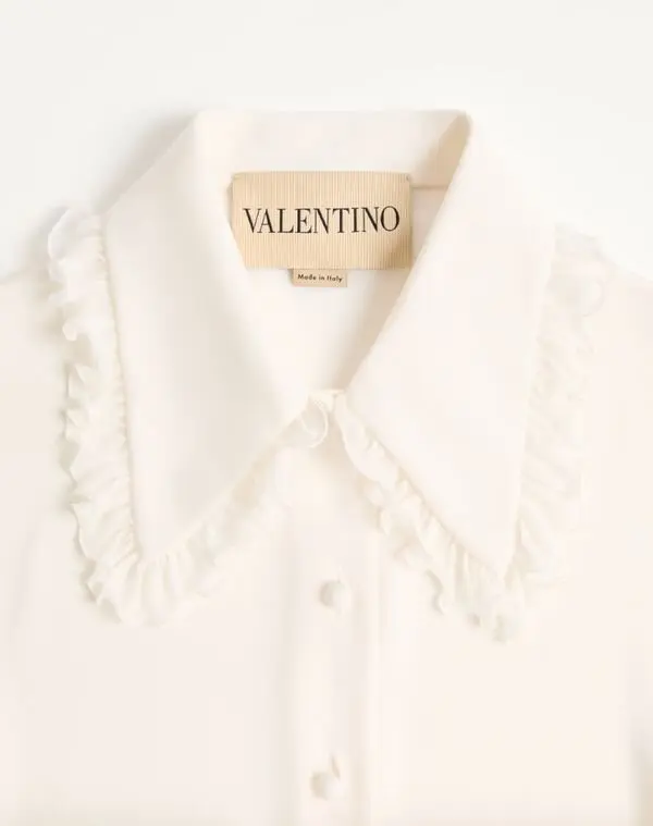 Valentino Garavani Crepe De Chine Shirt - Ivory