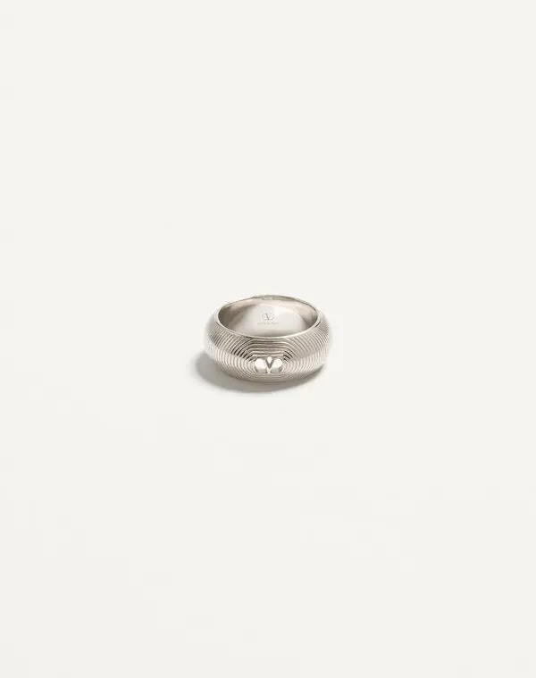 Valentino Garavani Ovalette Metal Ring - Transparent