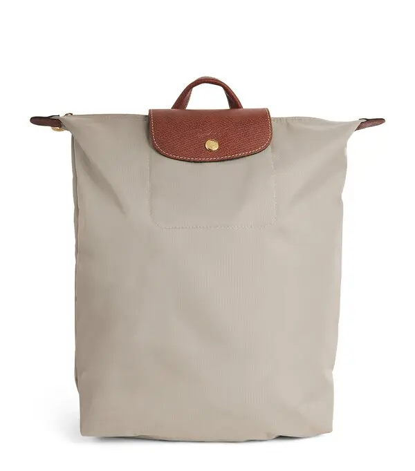 Longchamp Le Pliage Medium Backpack - Grey