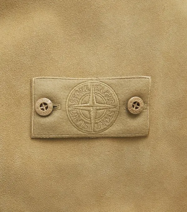 Stone Island Ghost Piece Split Leather Jacket
