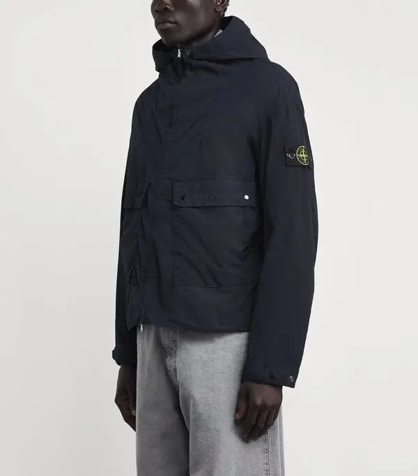 Stone Island Garment-dyed Hooded Jacket