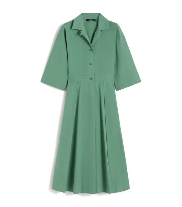 Max Mara Cotton Midi Shirt Dress