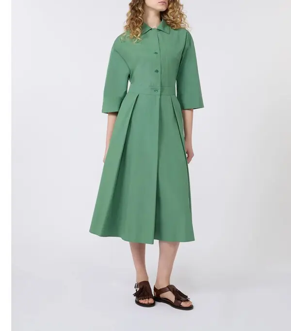 Max Mara Cotton Midi Shirt Dress