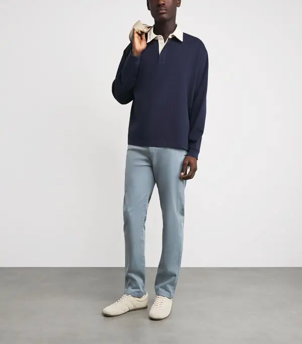 7 For All Mankind Luxe Performance Regular Slim Chinos - Blue