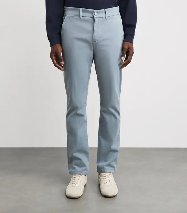 7 For All Mankind Luxe Performance Regular Slim Chinos - Blue