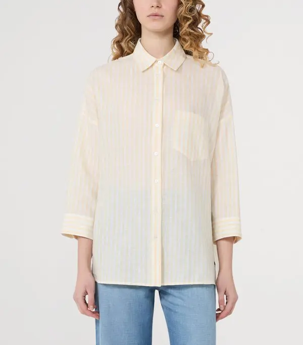Max Mara Linen Stripe Shirt