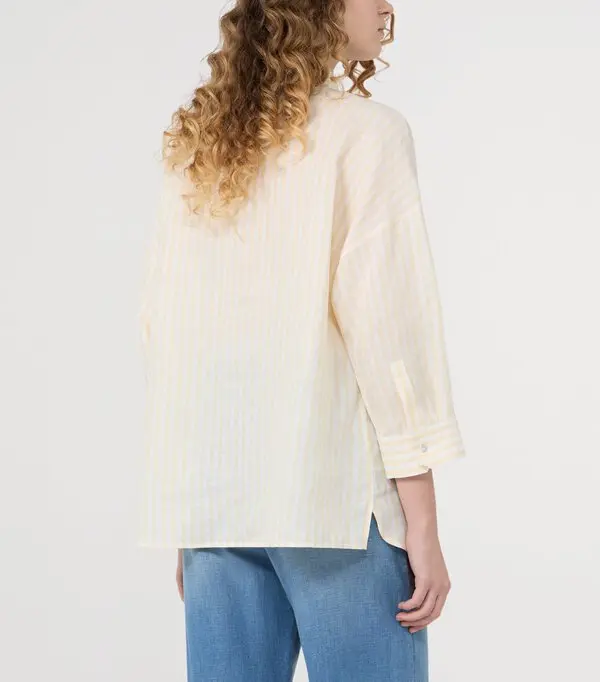 Max Mara Linen Stripe Shirt