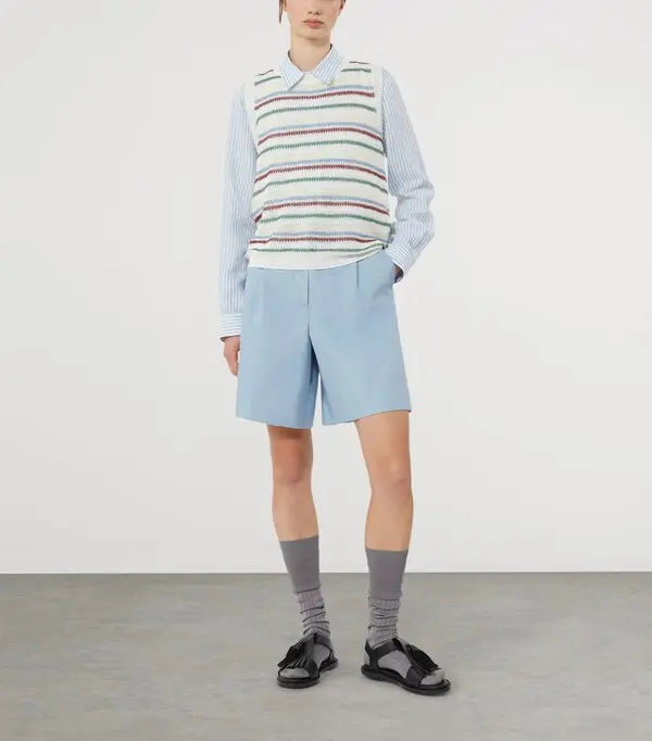 Max Mara Linen Stripe Shirt