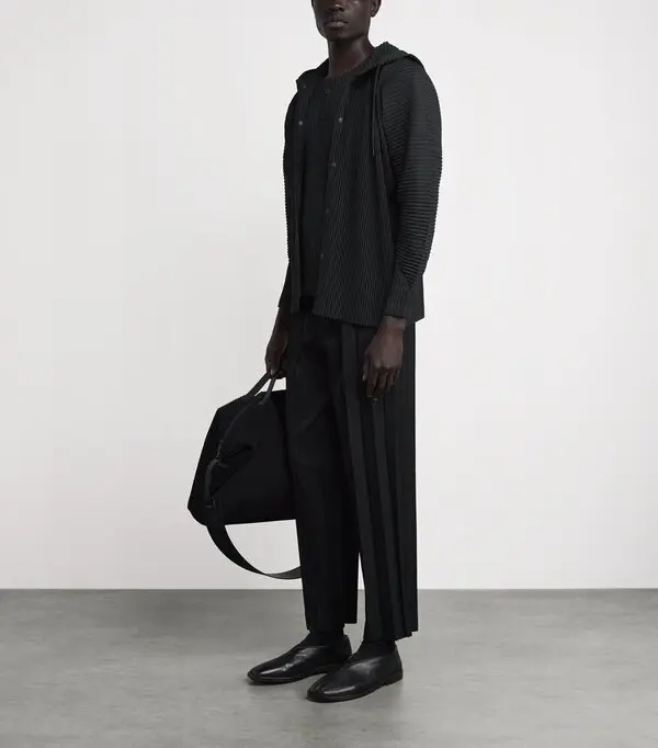 Issey Miyake Pleated Hoodie