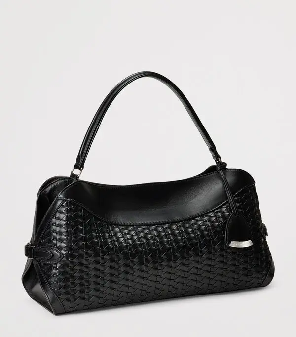 Ralph Lauren Braided Leather Shoulder Bag
