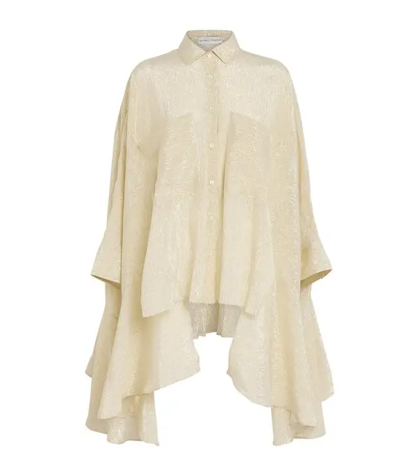 Palmer//harding Silk Voile Trace Shirt