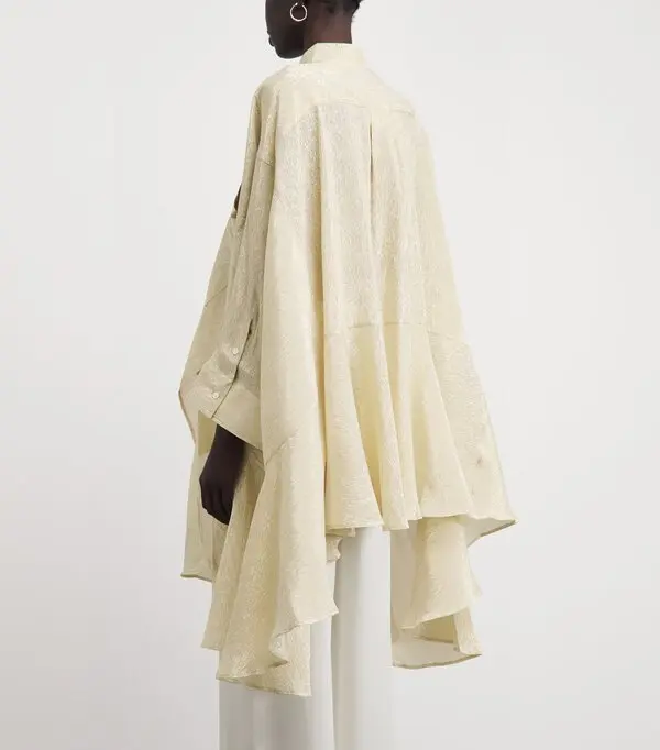Palmer//harding Silk Voile Trace Shirt