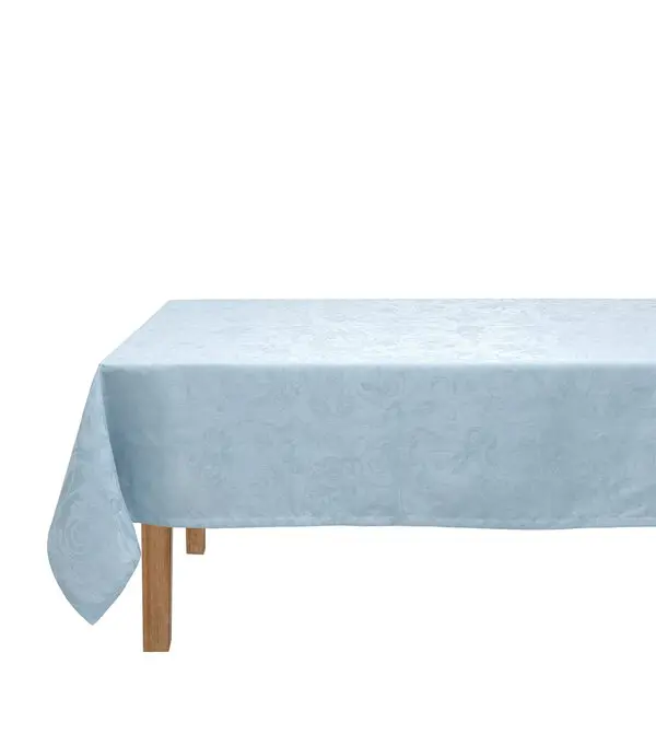 LE JACQUARD FRANÇAIS Linen Damask Tivoli Tablecloth - Blue