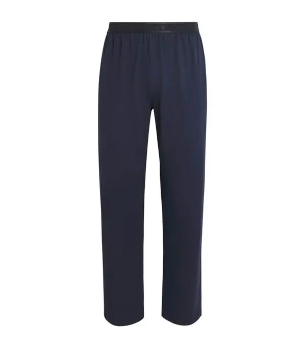 Falke Cotton-blend Lounge Trousers - Navy
