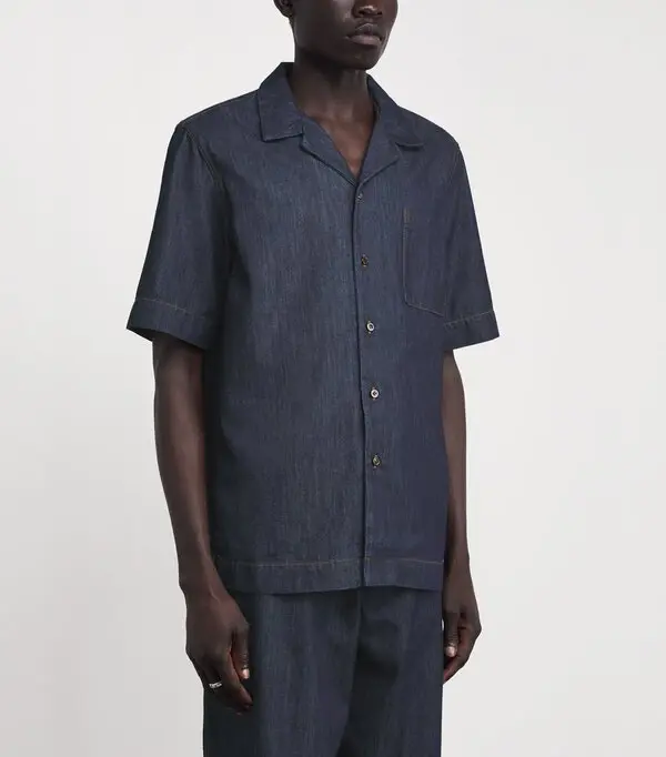 Dries Van Noten Denim Short-sleeve Shirt