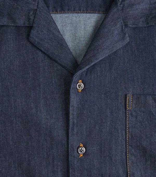 Dries Van Noten Denim Short-sleeve Shirt