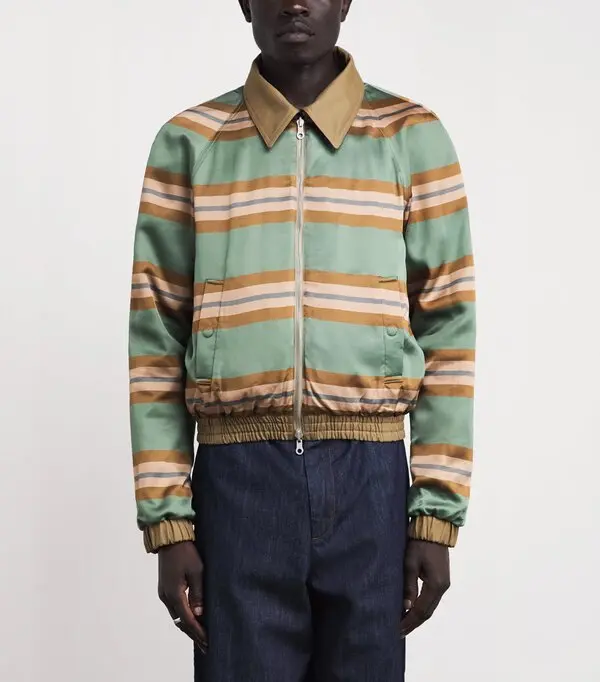 Dries Van Noten Twill Bomber Jacket