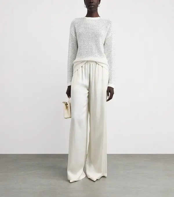 Fabiana Filippi Crochet Sequined Sweater