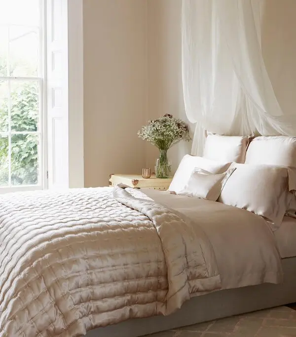 Gingerlily Silk King Fitted Sheet - Pink