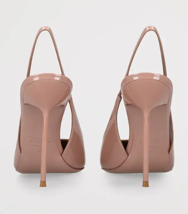 Paris Texas Patent Leather Lidia Slingback Pumps 105 - Nude