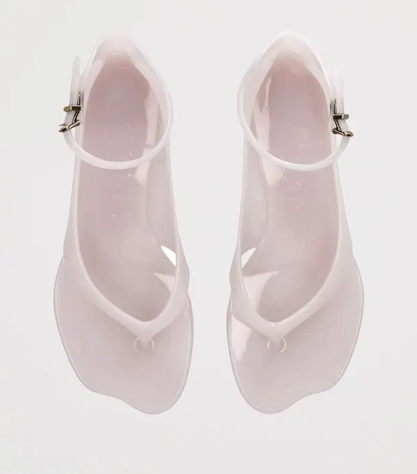 Chloé Jelly Heeled Sandals - Pink