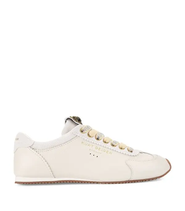 Kurt Geiger Leather-suede Islington Sneakers