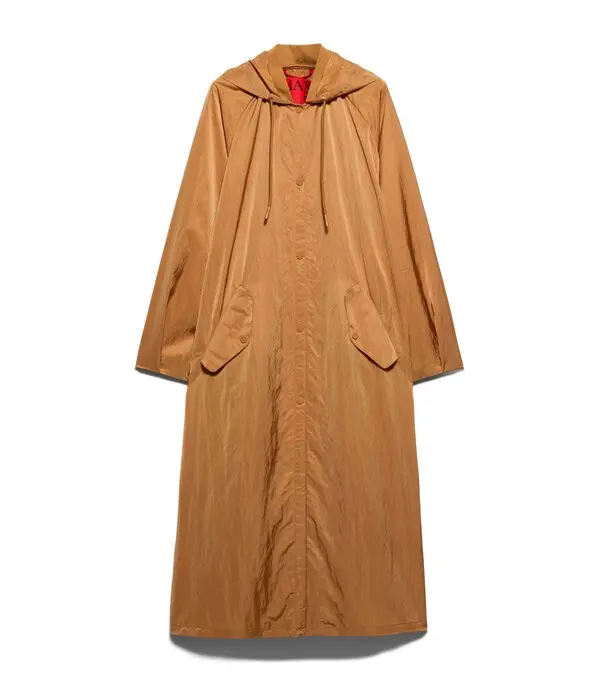 Max & Co. Hooded Longline Raincoat