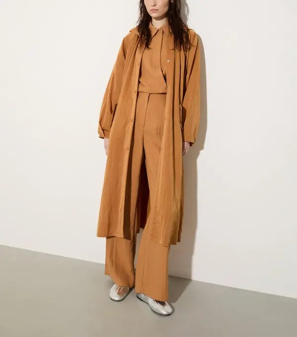 Max & Co. Hooded Longline Raincoat