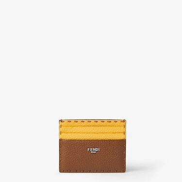 Fendi Selleria Card Case - Brown