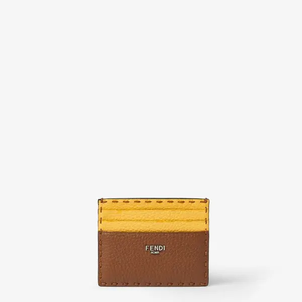 Fendi Selleria Card Case - Brown