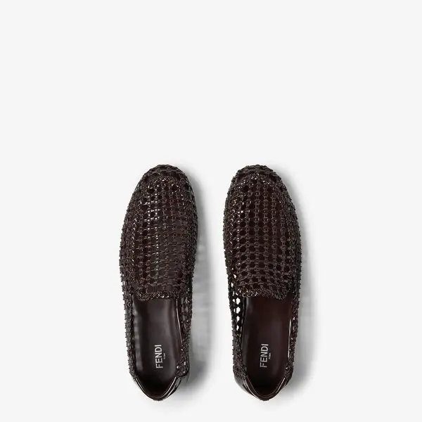 Fendi Ff Braided Loafers