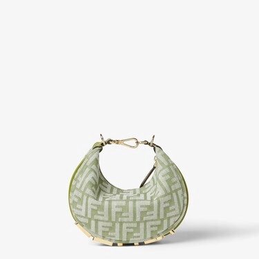 Fendi Fendigraphy Mini Hobo Bag - Green