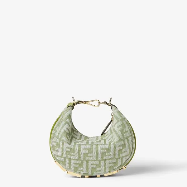 Fendi Fendigraphy Mini Hobo Bag - Green