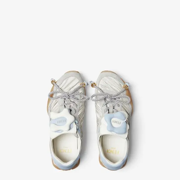 Fendi Wave Pulse Low-top Sneakers - Grey