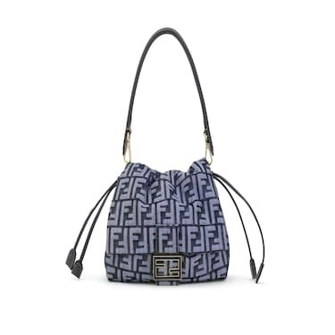 Fendi Mamma Baguette Medium - Blue
