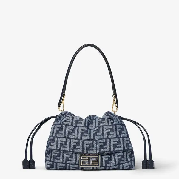 Fendi Mamma Baguette Medium - Blue