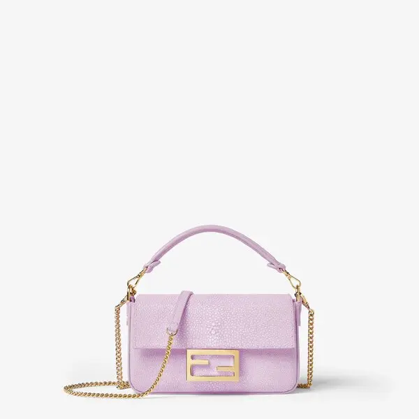 Fendi Baguette Mini Bag - Purple