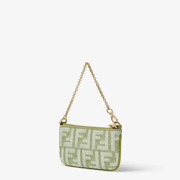 Fendi Baguette Flat Pouch Mini - Green