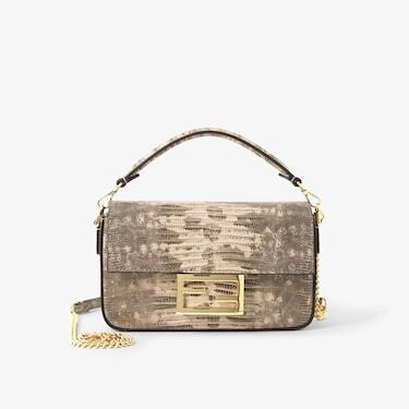 Fendi Baguette Mini Bag - Beige