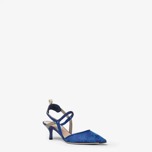 Fendi Colibrì Lite Slingbacks - Blue