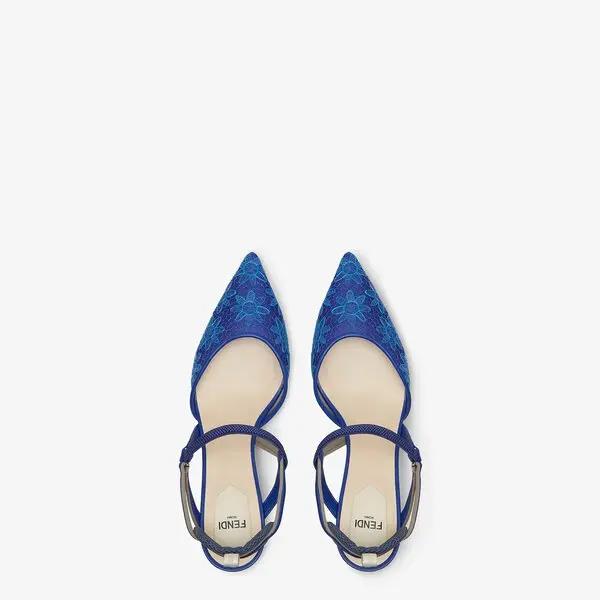 Fendi Colibrì Lite Slingbacks - Blue