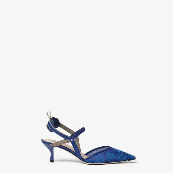 Fendi Colibrì Lite Slingbacks - Blue