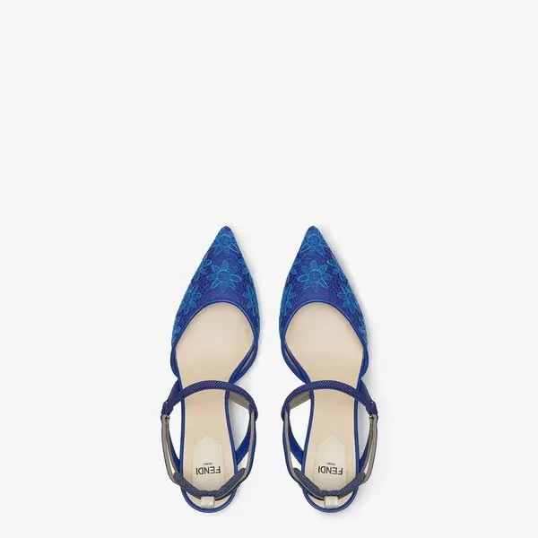 Fendi Colibrì Lite Slingbacks - Blue