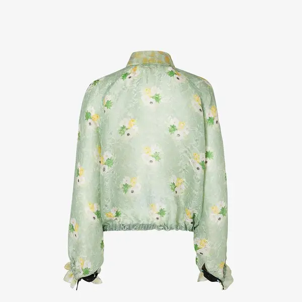 Fendi Bouquet Organza Lace Blouson