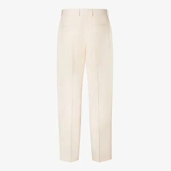 Fendi Tailored Wool Gabardine Trousers