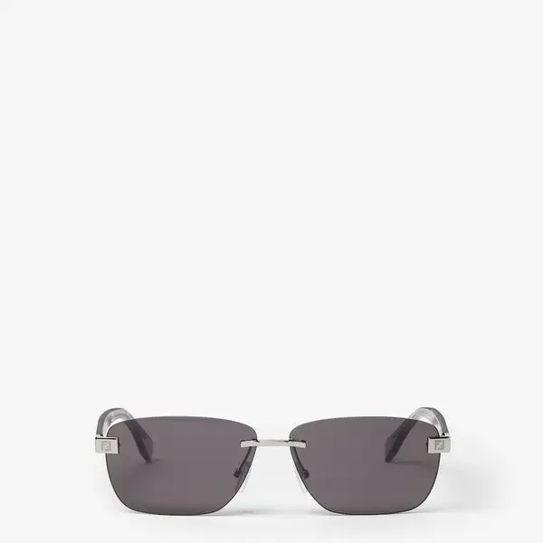 Fendi Ff Motif Rimless Sunglasses