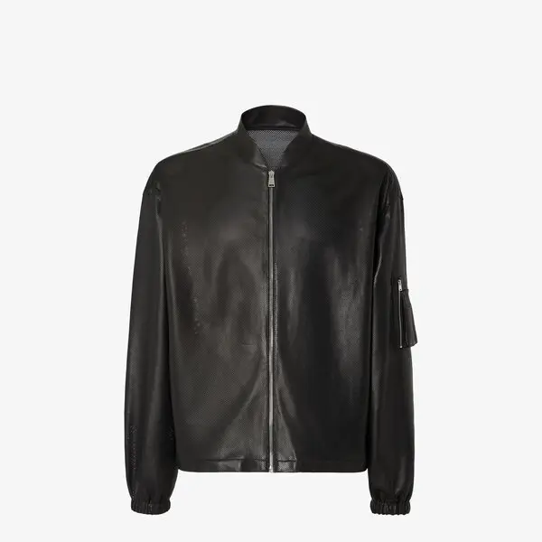Fendi Micro-perforated Nappa Leather Blouson