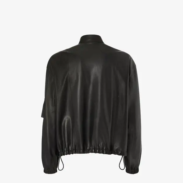Fendi Micro-perforated Nappa Leather Blouson